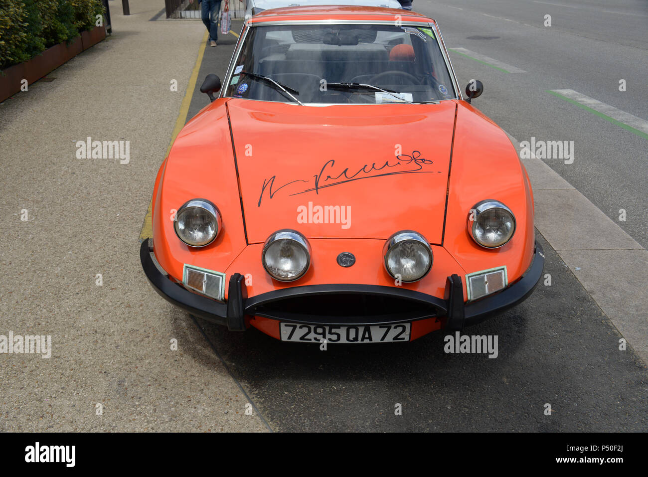 The Matra Sports seen here in Le Mans during the 2018 24 hour circuit ...