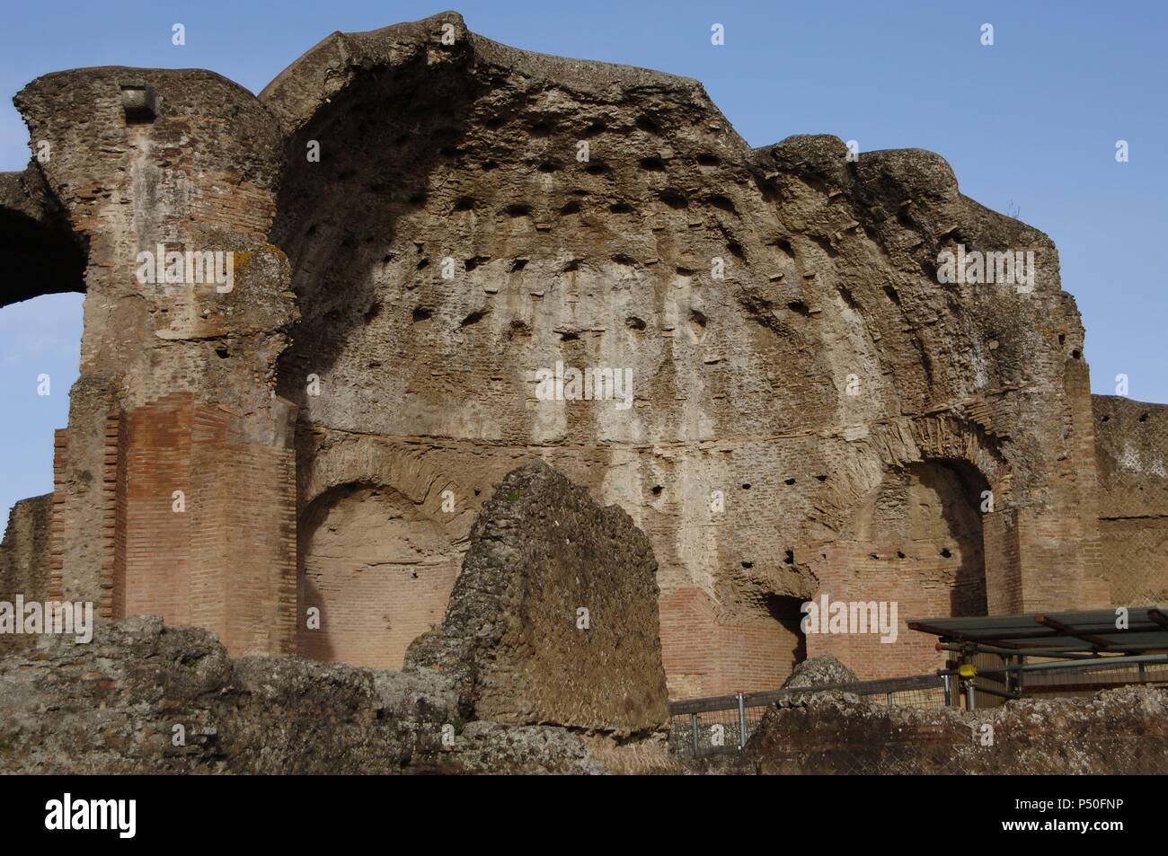 Italy. Hadrian's Villa. Imperial Villa built by Emperor Hadrian (76-138 ...