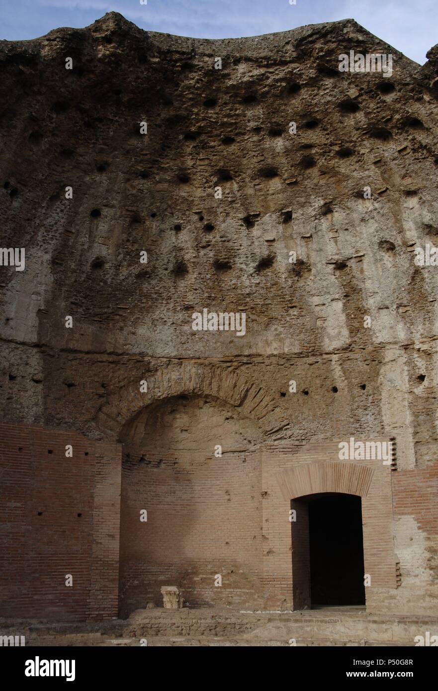 Italy. Hadrian's Villa. Imperial Villa built by Emperor Hadrian (76-138 ...