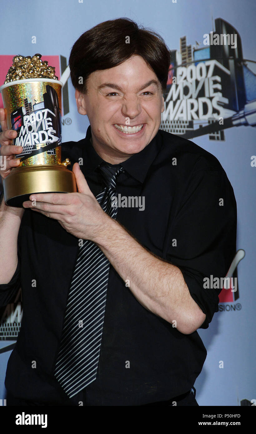 Mike Myers at the MTV Movie Awards at the Universal Amphitheatre in Los ...