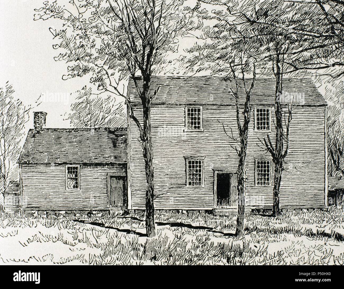 Quaker Cottage High Resolution Stock Photography and Images - Alamy