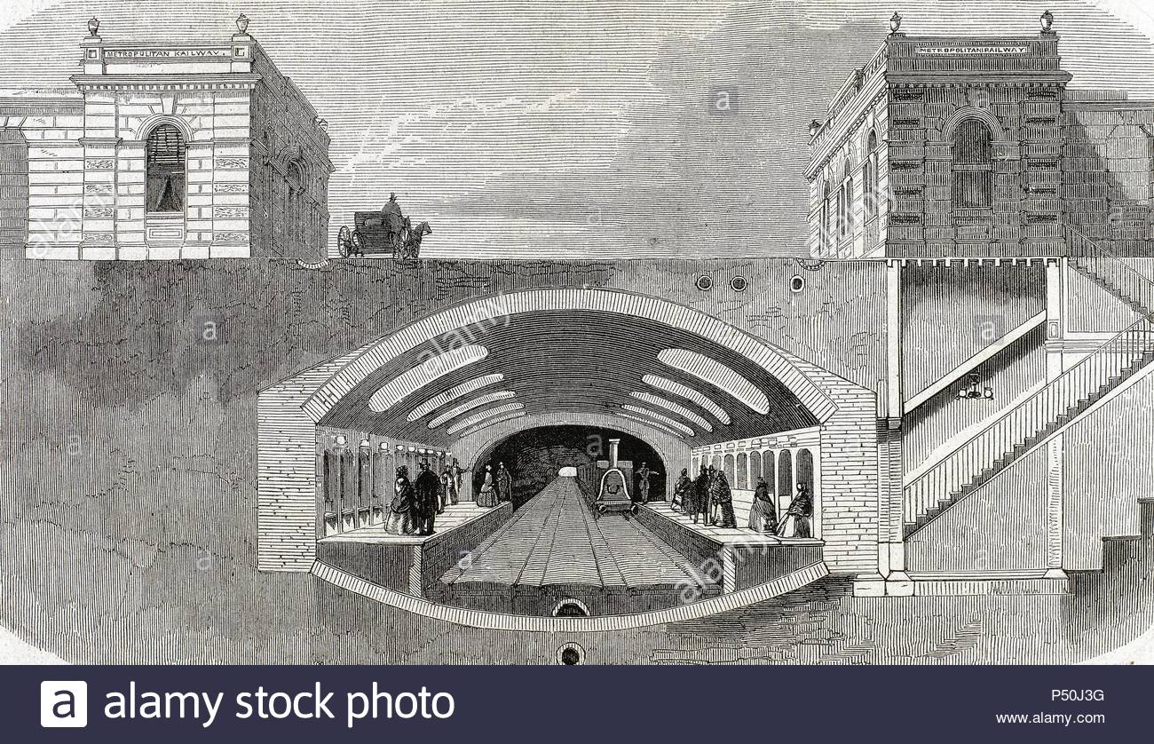1863 London Underground Stock Photos & 1863 London Underground Stock ...