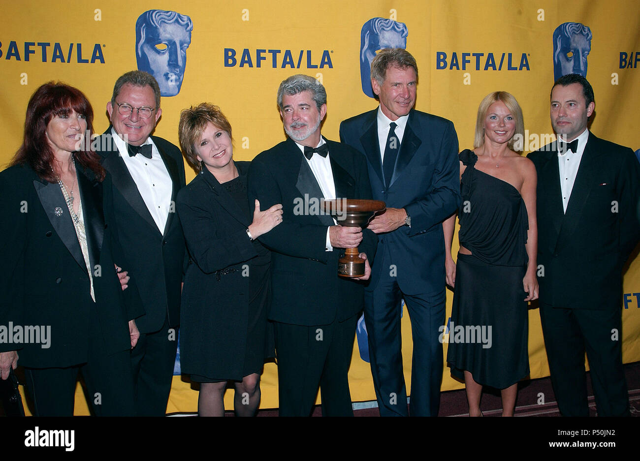 Rebecca Siegal, Gary Dartnall (BAFTA/LA chairman), Carrie Fisher ...