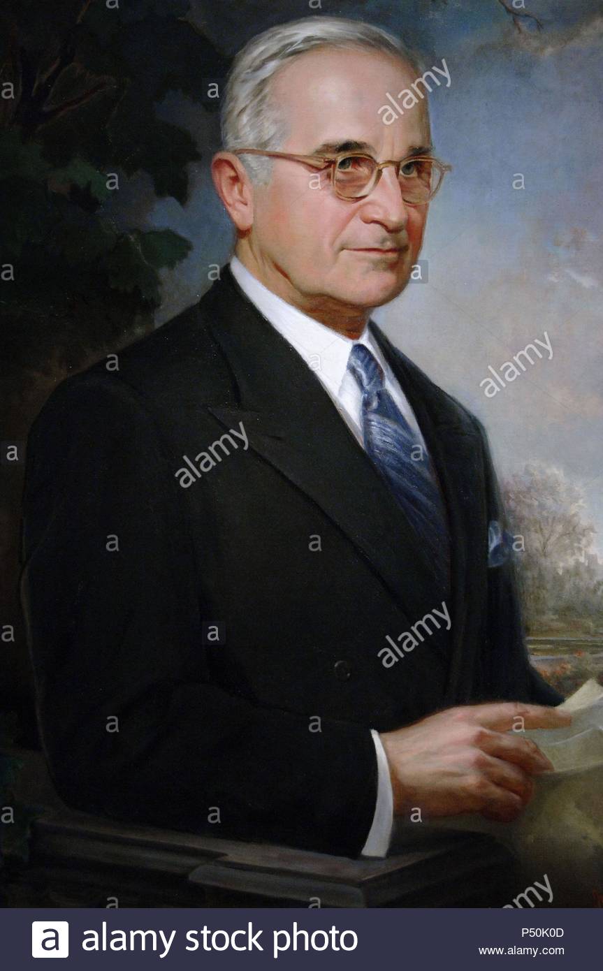 Harry S. Truman Portrait Stock Photos & Harry S. Truman Portrait Stock ...