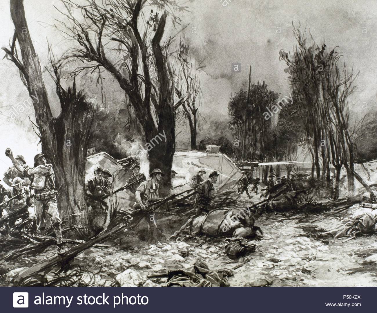 Ww1 Soldiers Drawing Stock Photos & Ww1 Soldiers Drawing Stock Images ...