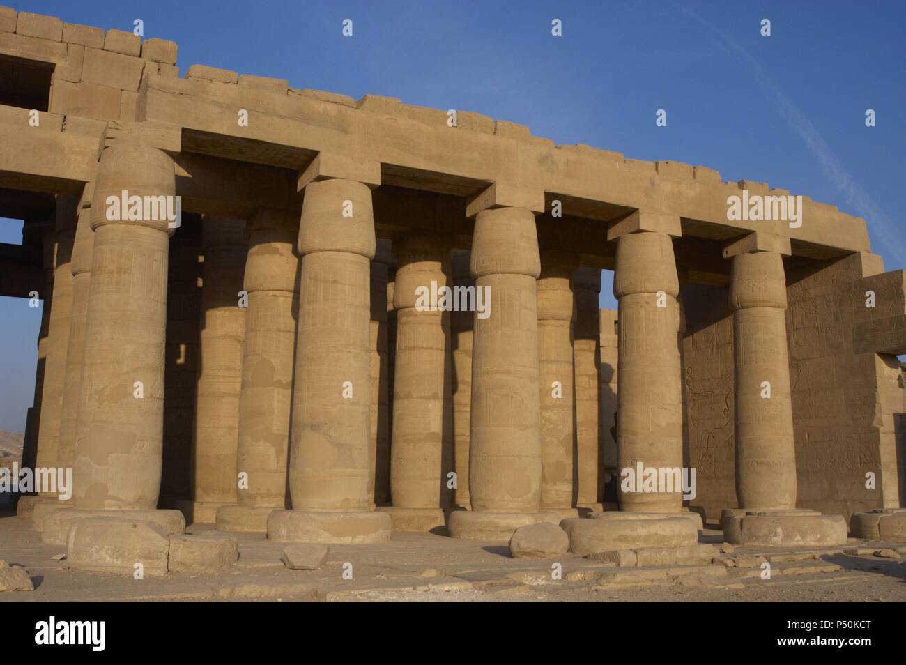 Ramesseum. Nineteenth dynasty. New Kingdom. 13th century B.C. Valley of ...