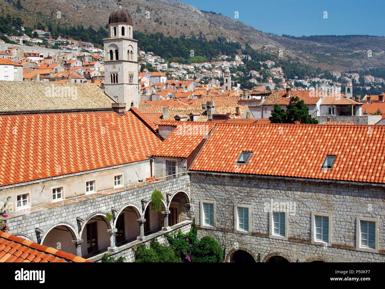 CROATIA. DUBROVNIK. Franciscan Monastery Stock Photo - Alamy