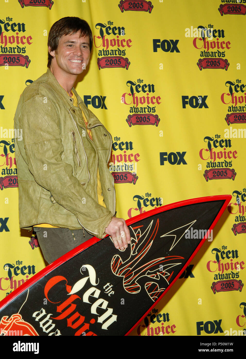 Jim Carrey at the Teen Choice Awards at the Universal Amphitheater in ...