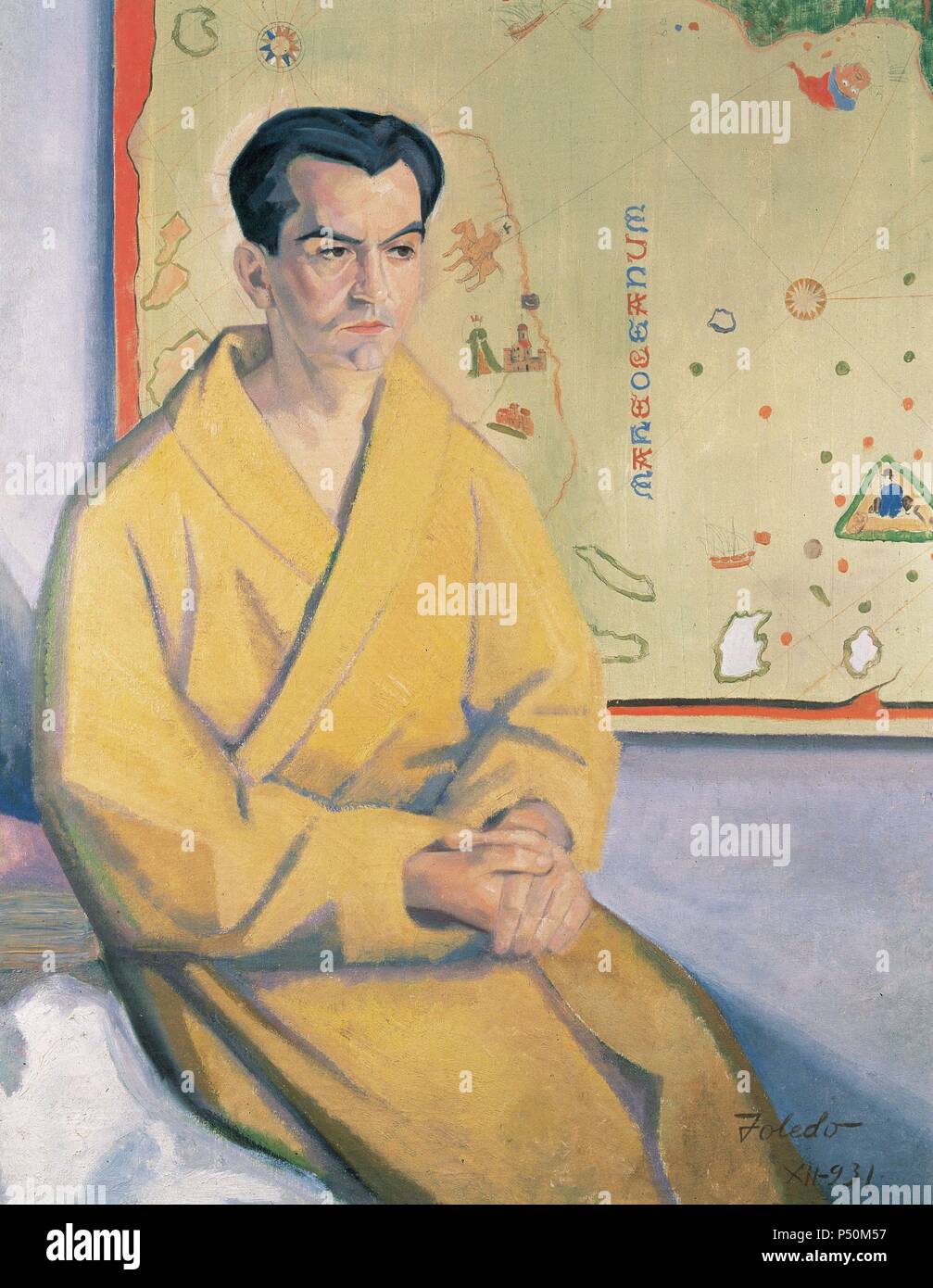 FEDERICO GARCIA LORCA (1898-1936). Poeta español. S. XX. Retrato ...