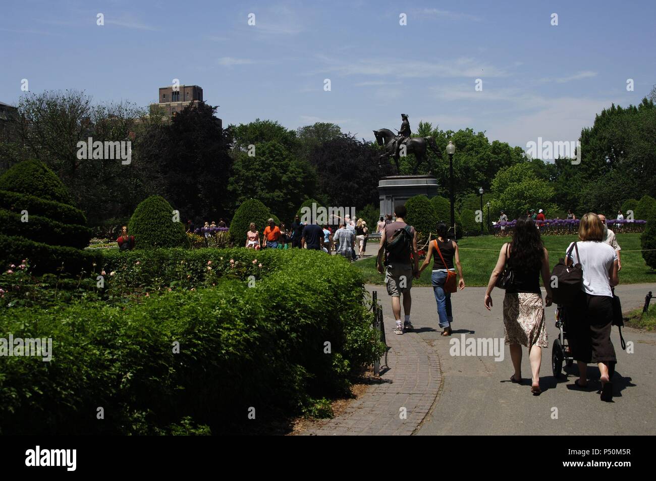 United States. Boston. Massachusetts. Boston Common Park. People ...