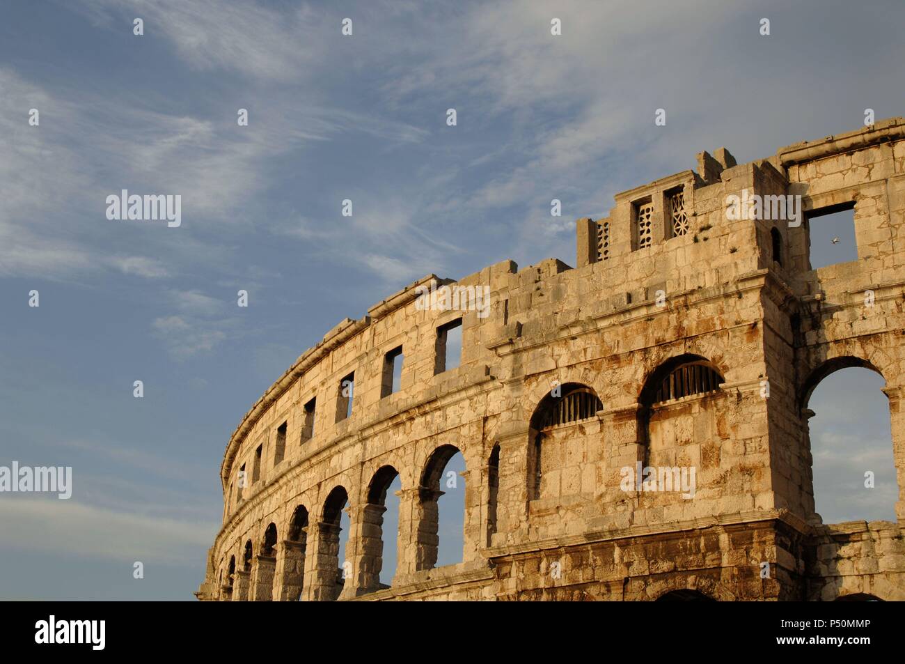 CROATIA. Roman Amphitheater. Built in the first century A.D. Declared a ...