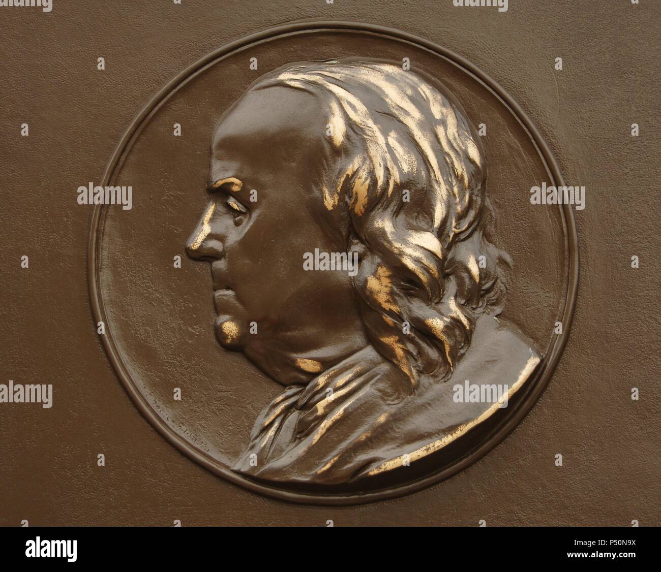 Benjamin Franklin (1706-1790). One of the Founding Fathers of the ...