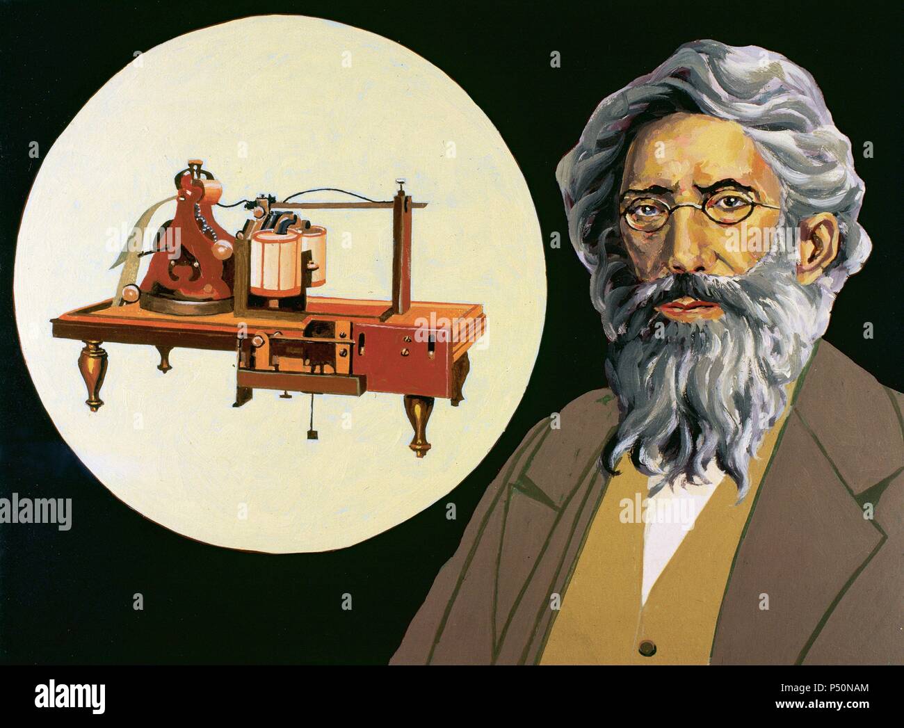 Samuel morse invention telegraph hi-res stock photography and images ...