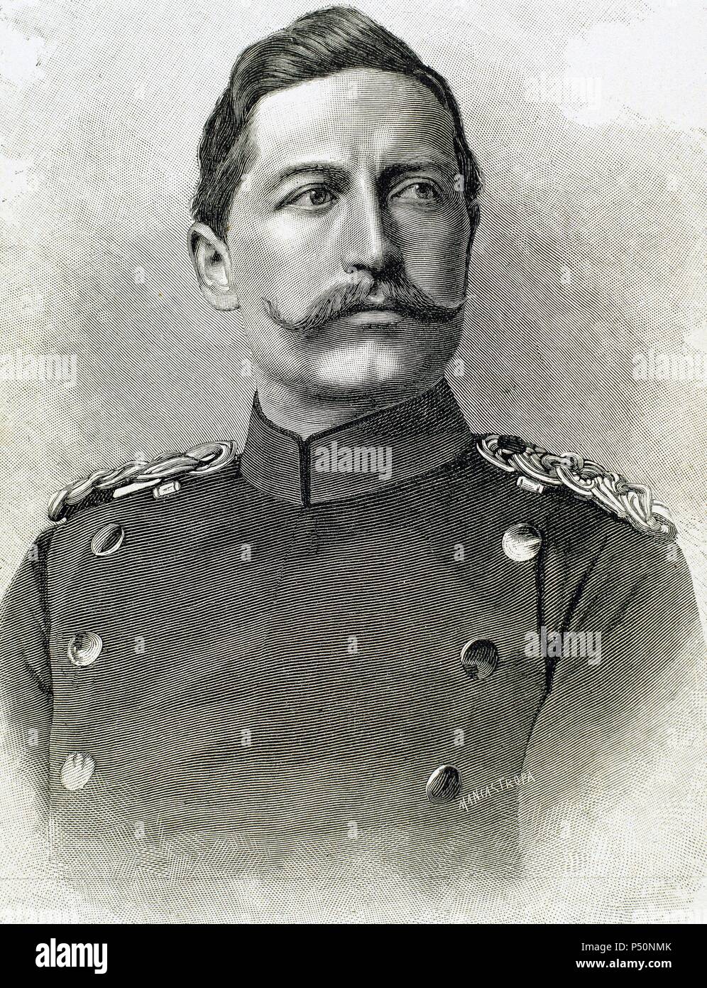 Wilhelm II of Germany (Potsdam ,1859-Doorn, 1941). King of Prussia and ...