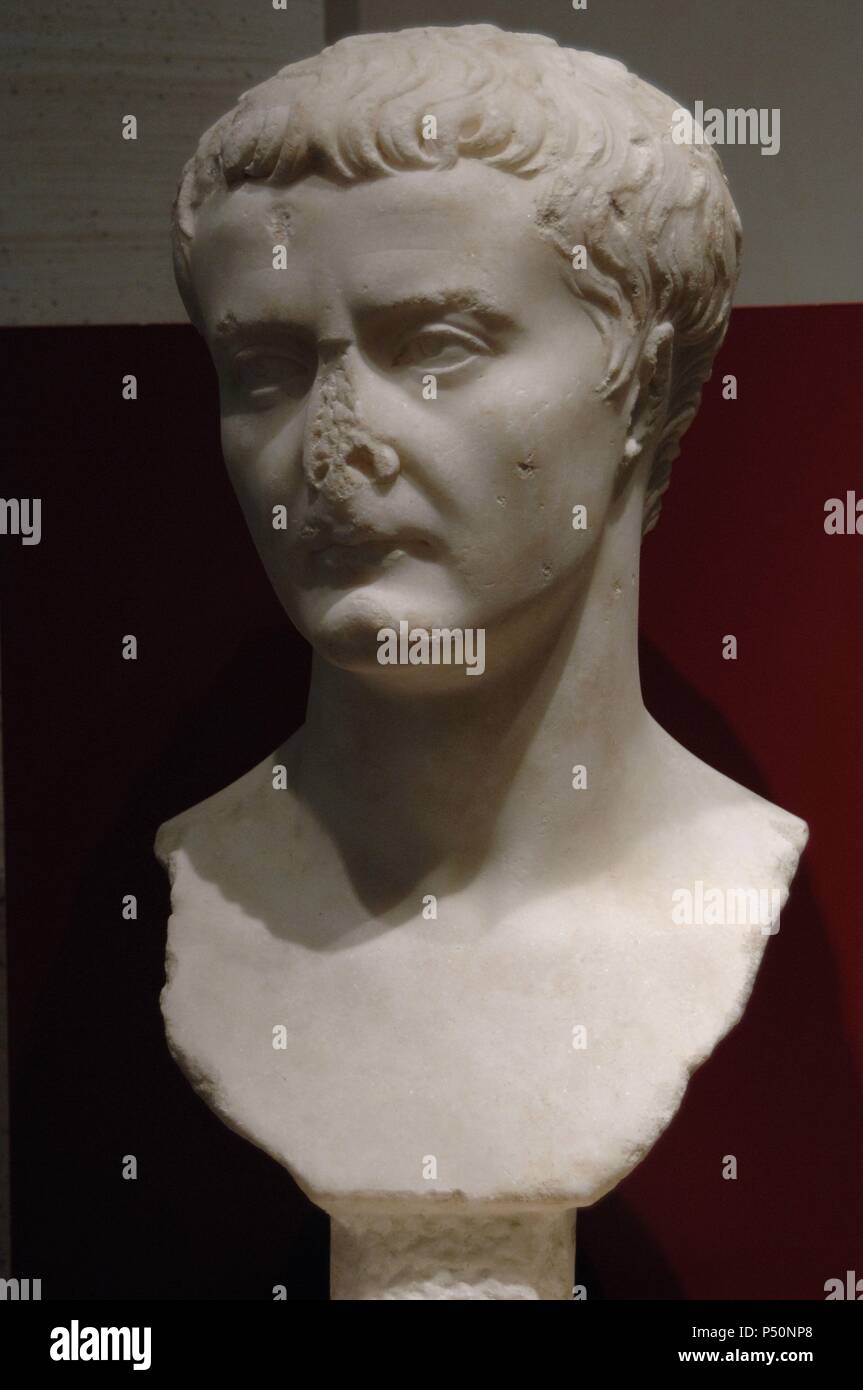 Tiberius (Tiberius Julius Caesar) (Rome, c. 42 BC-Misena, 37 AD). Roman ...