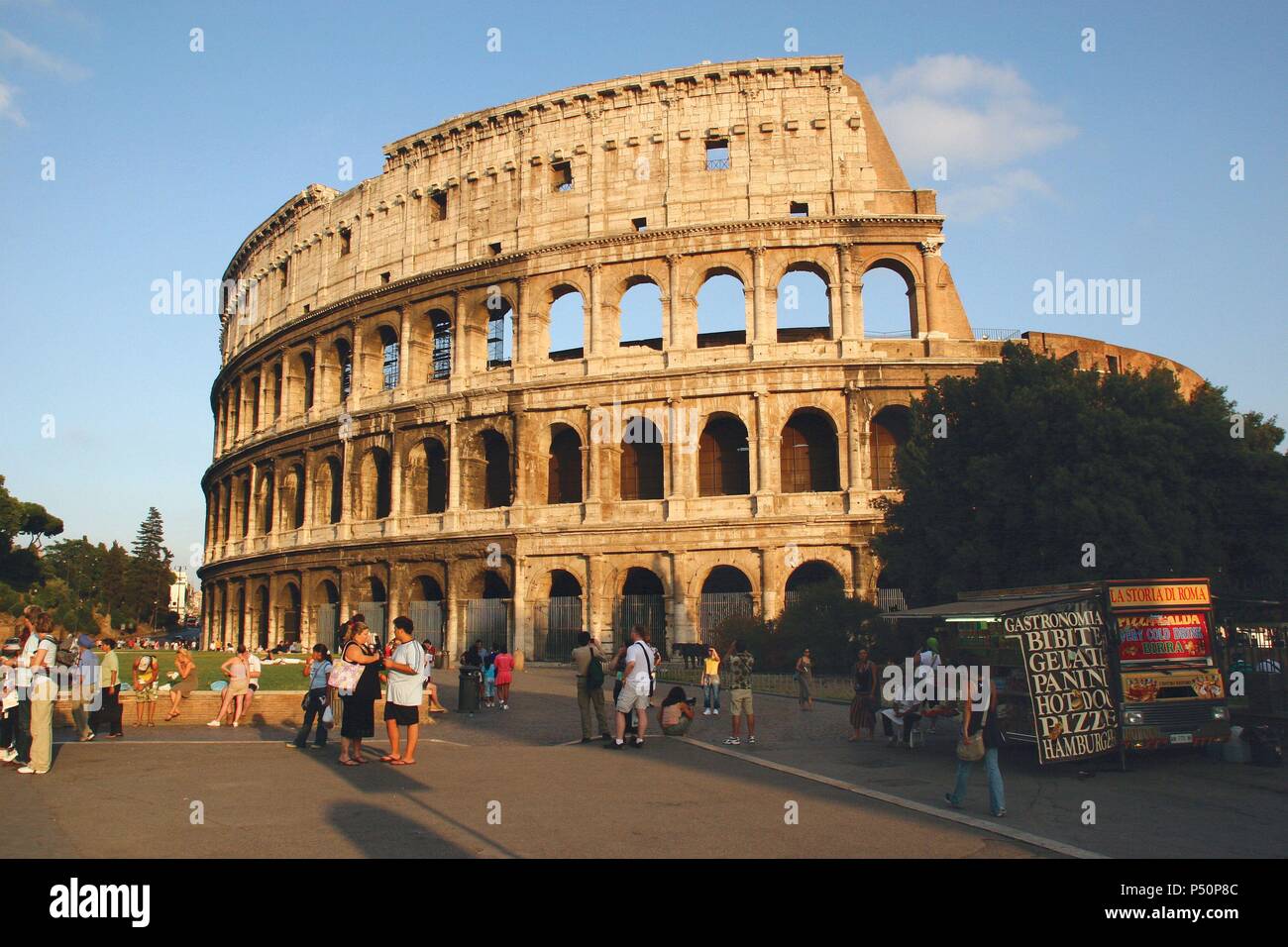 Roman Art. The Colosseum (Coliseum) or Flavian Amphitheatre. Its ...