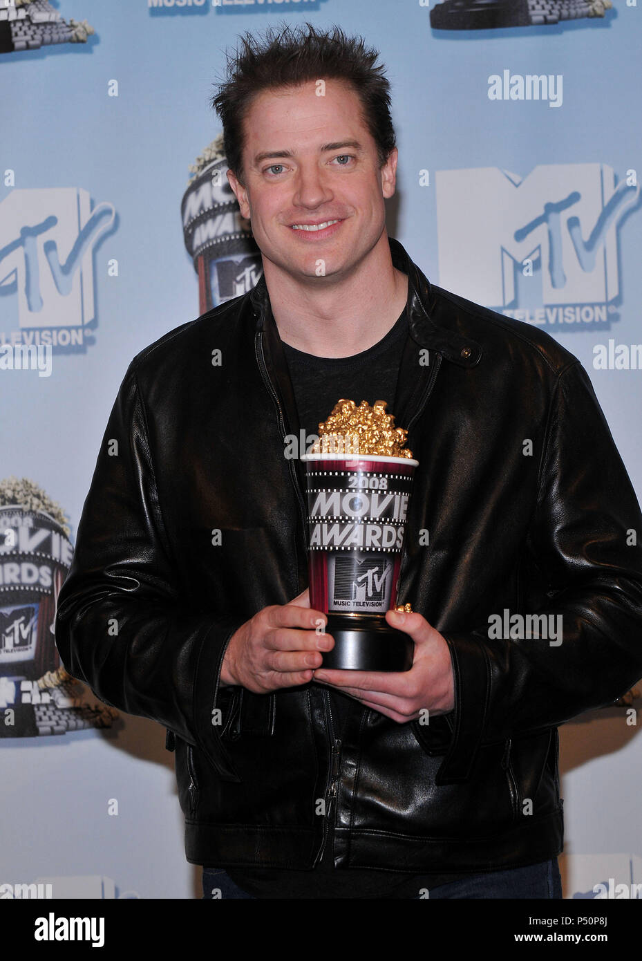 Brendan Fraser - Press room at The MTV Movie Awards 2008 at the ...