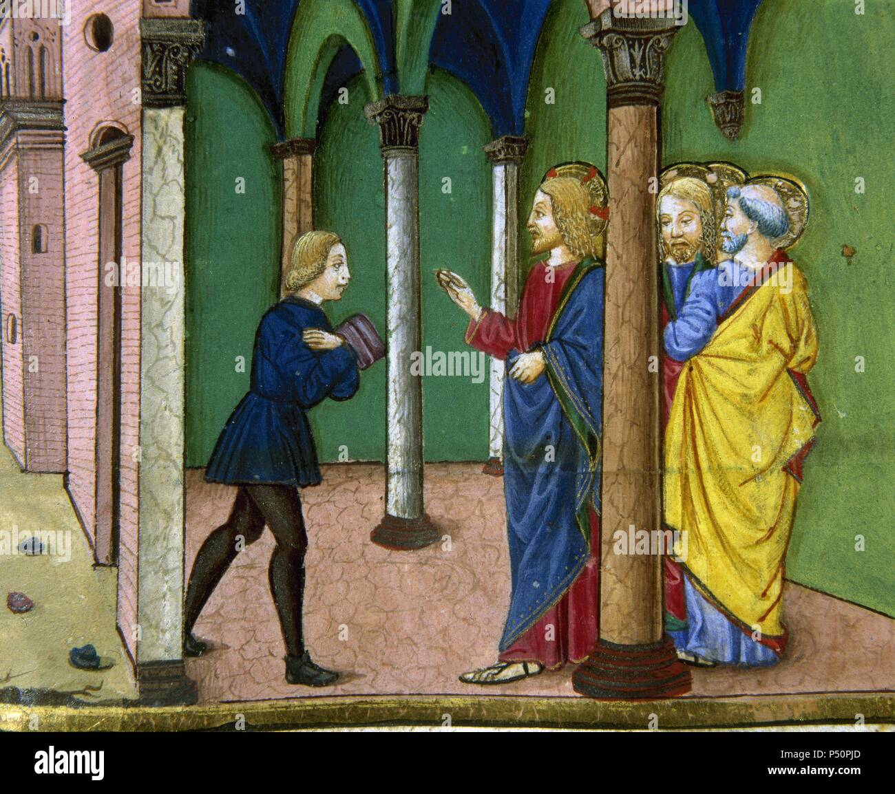 Jesus meets a patient cured by him and says: " now you are healed and ...