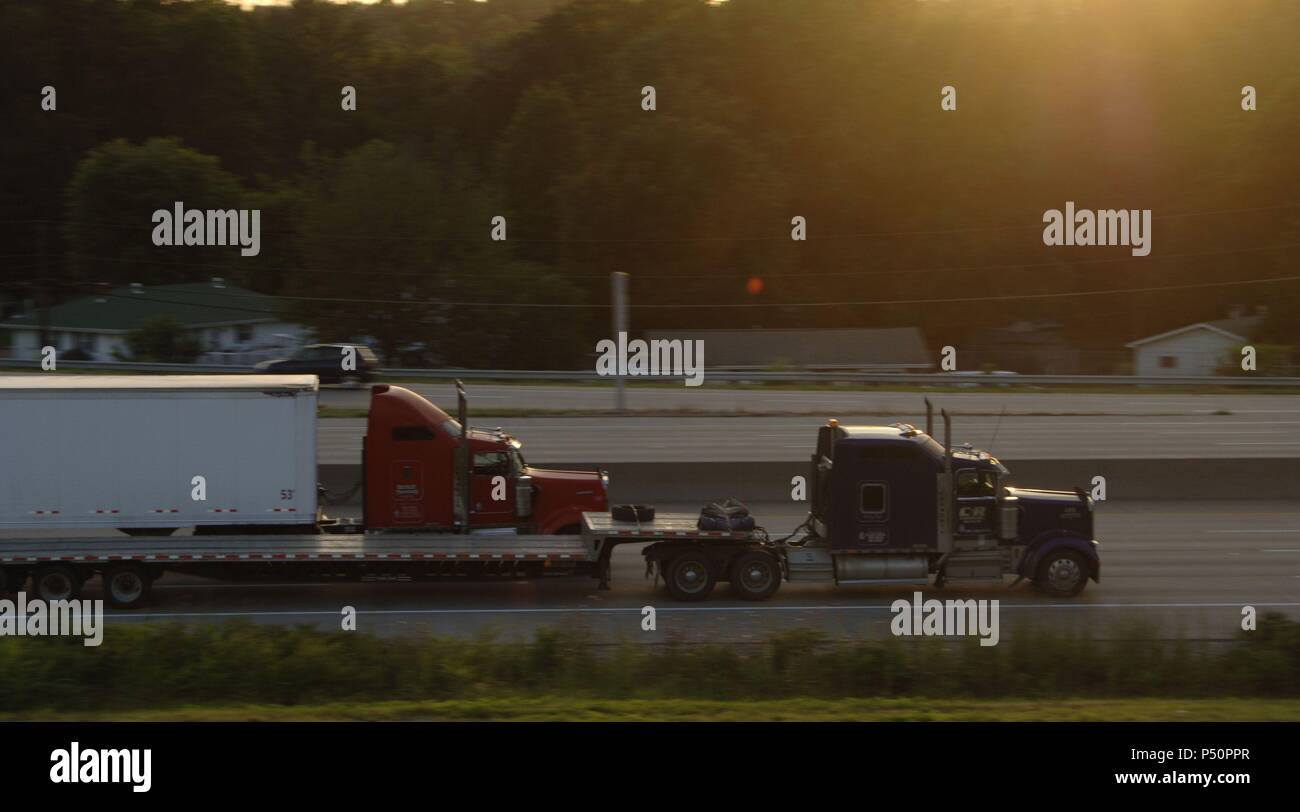 Transportation usa america united states lorry ground hi-res stock ...