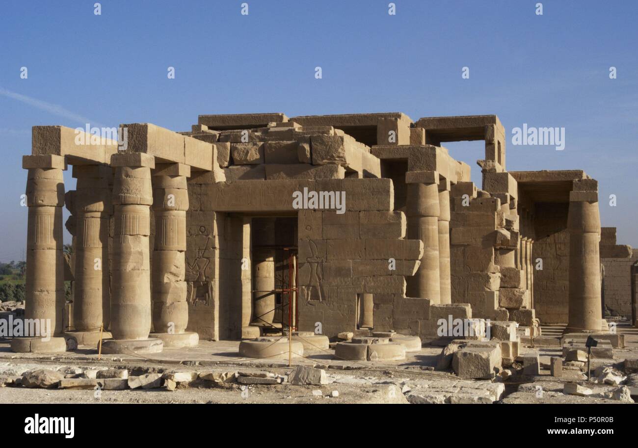Ramesseum. Nineteenth dynasty. New Kingdom. 13th century B.C. Valley of ...