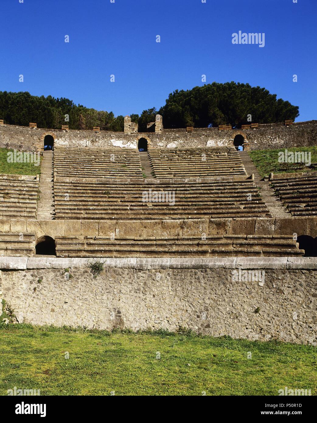 Pompeii amphitheatre gladiator hi-res stock photography and images - Alamy