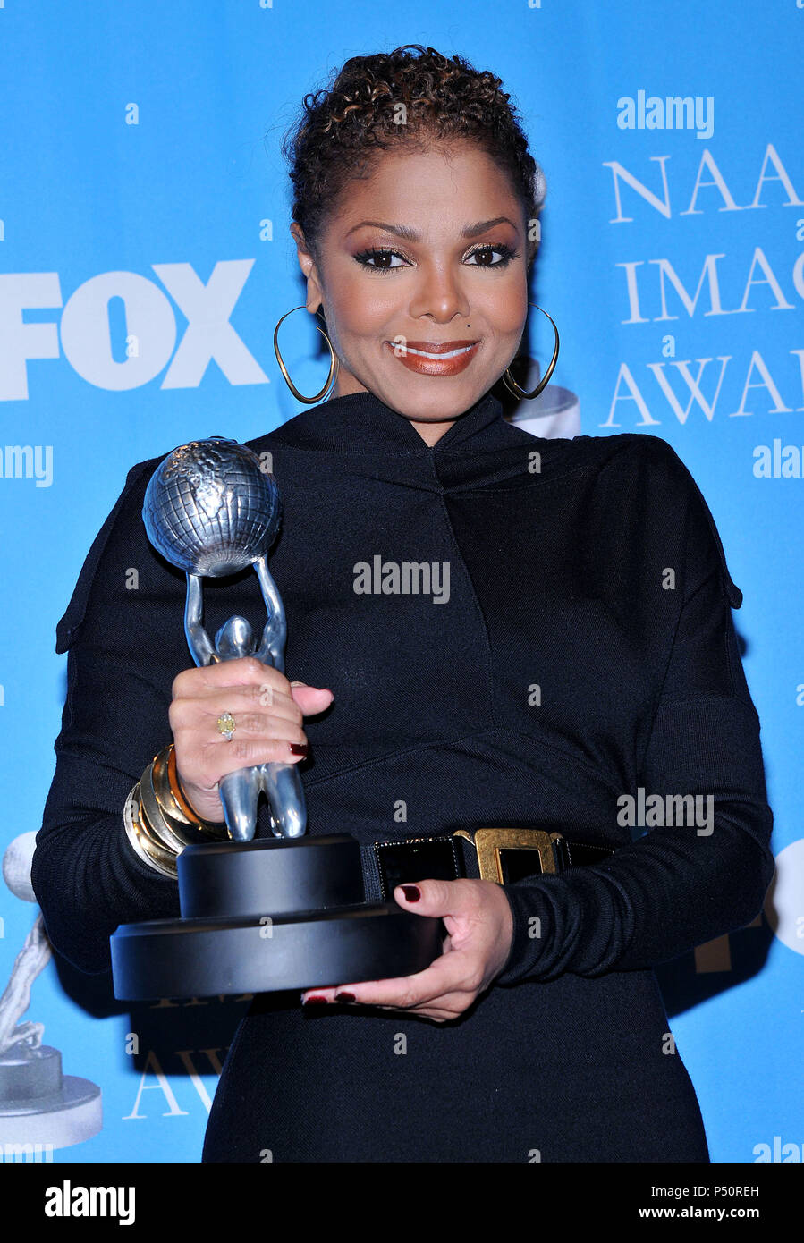 Janet Jackson at the NAACP Image Awards at the Shrine Auditorium In Los ...