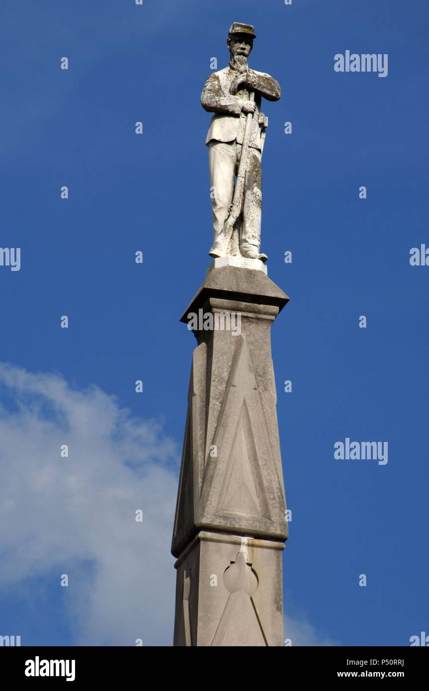 Jackson. Monument to the Confederate Dead (1891) before Charlotte ...