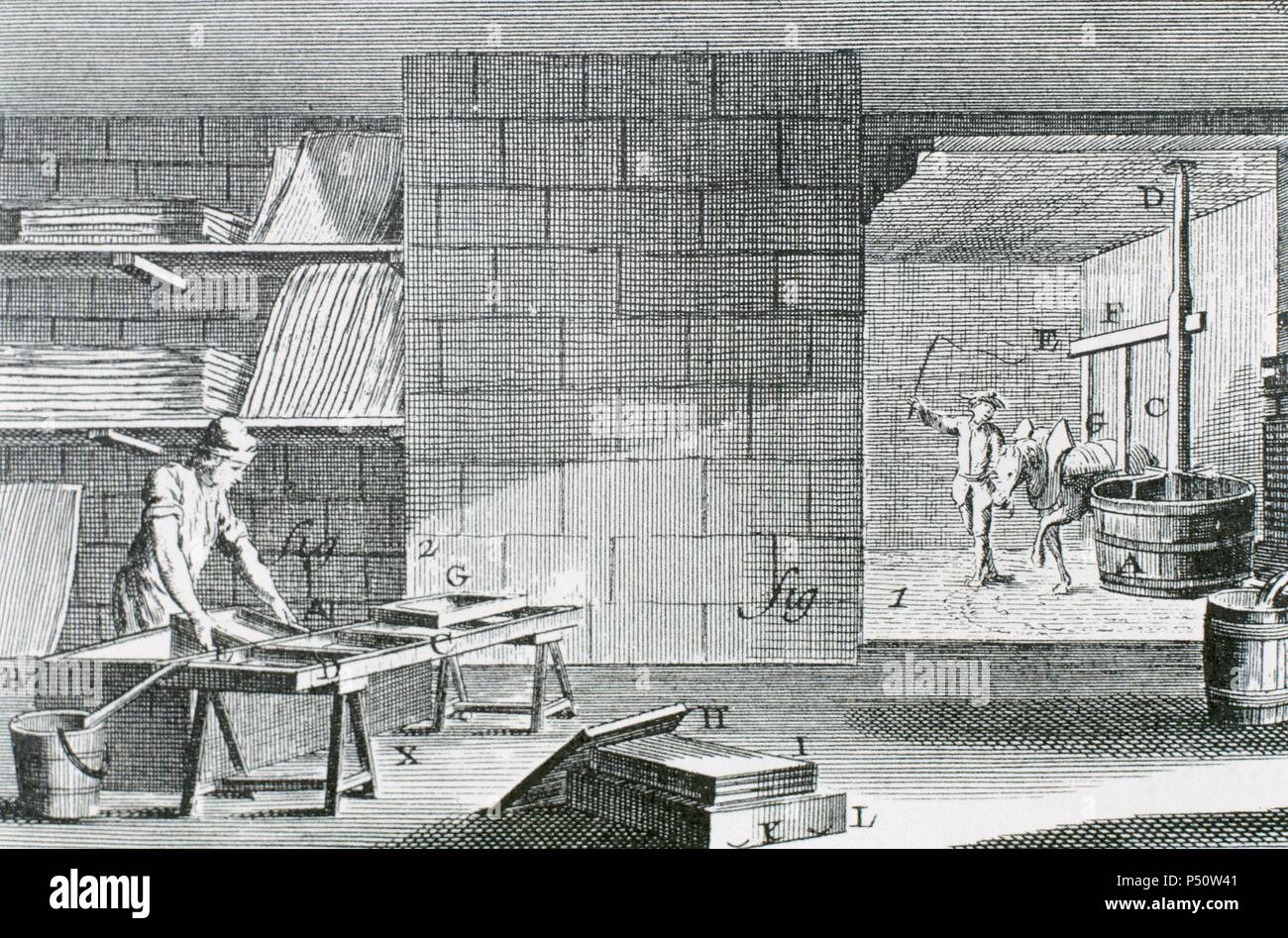 Artesania cardboard century xviii hi-res stock photography and images ...