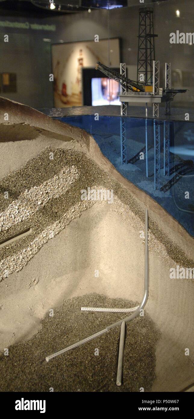 Oil Well. Model. The Ocean Star Offshore Oil Rig & Museum. Galveston ...