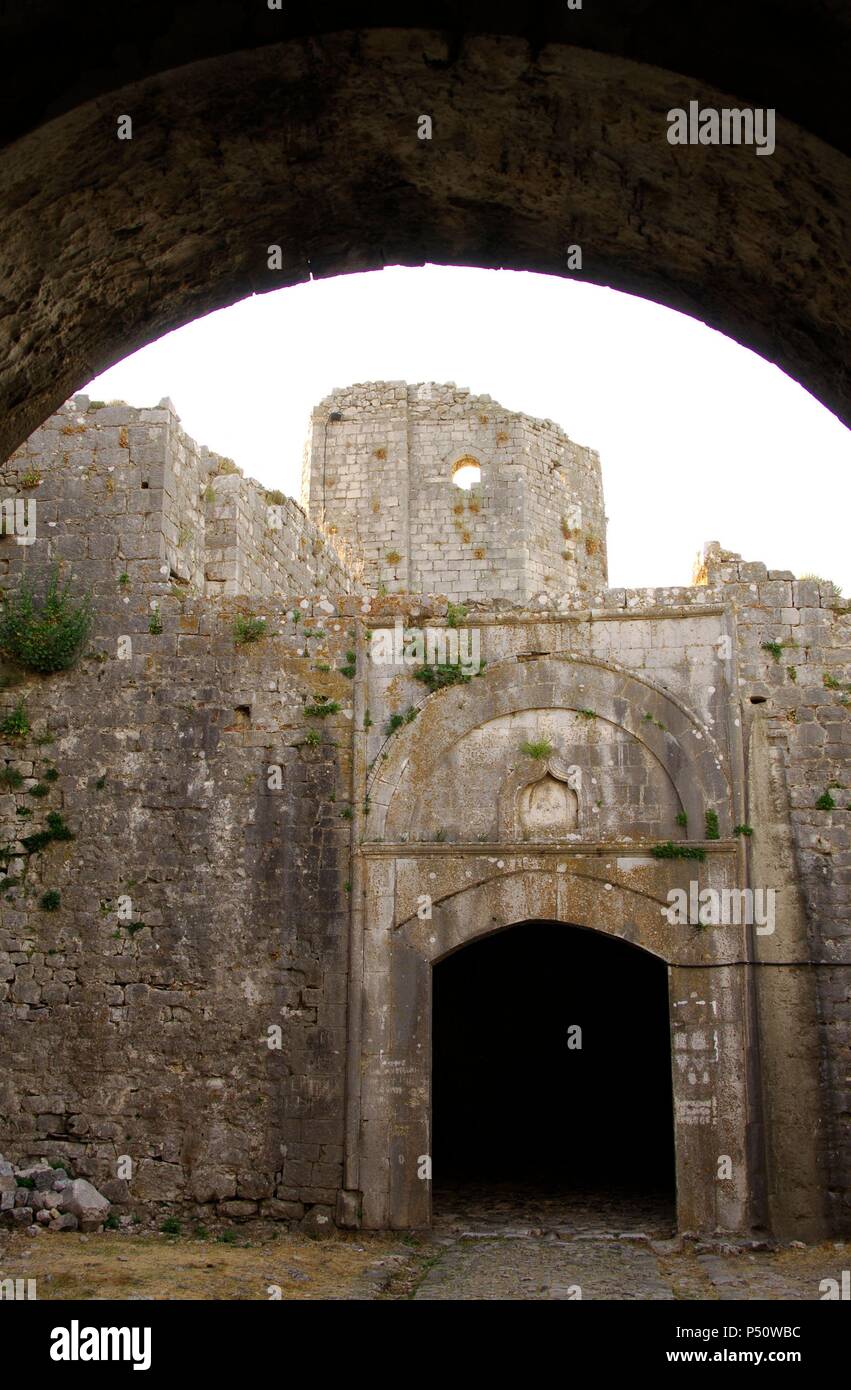 REPUBLIC OF ALBANIA. Shkodra (Scutari). Rozafa Castle. Gateway Stock ...