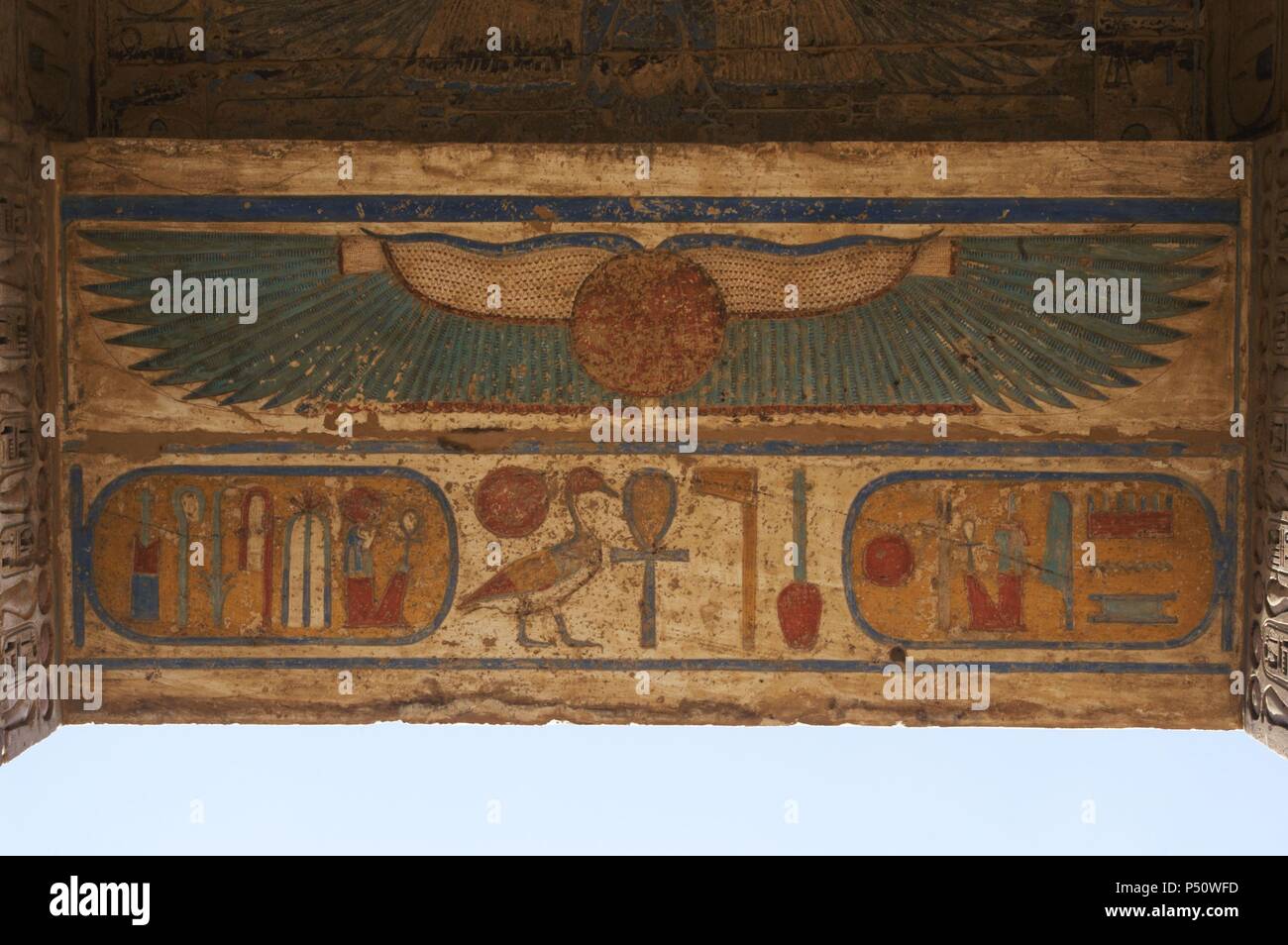 Winged sun disc egypt hi-res stock photography and images - Alamy