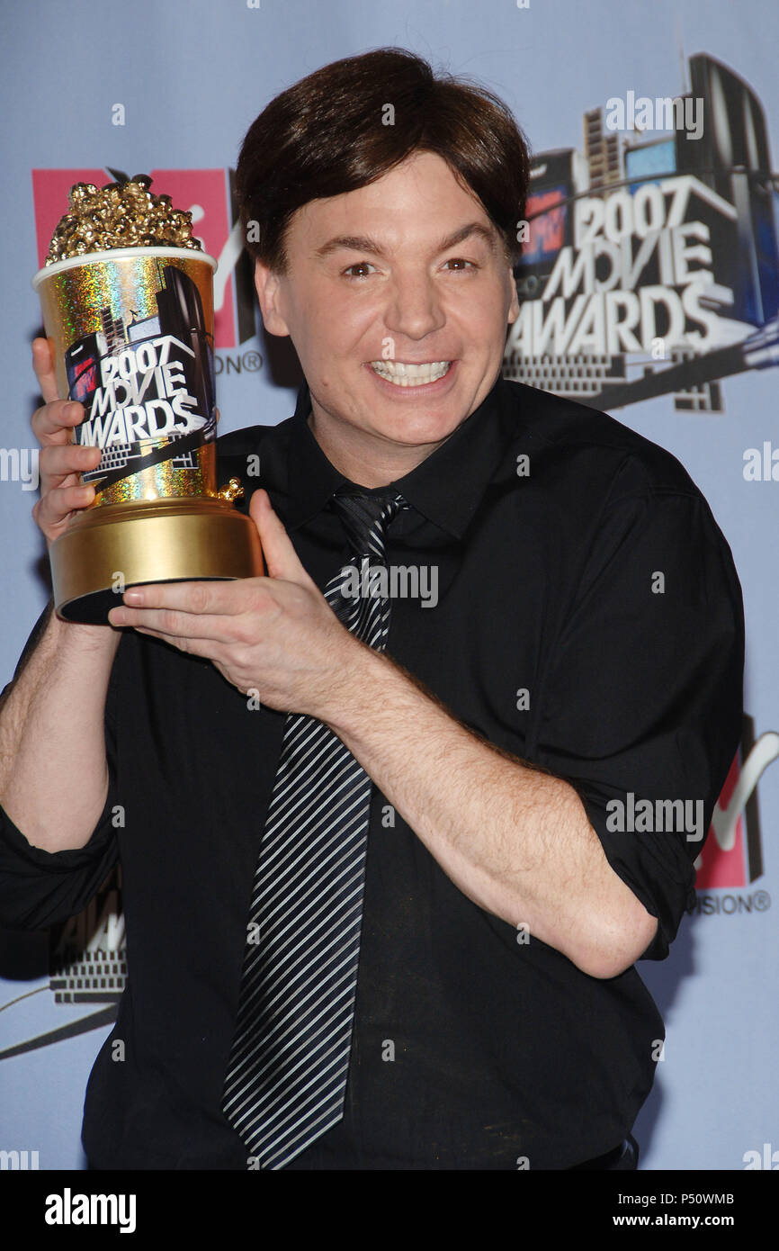 Mike Myers at the MTV Movie Awards at the Universal Amphitheatre in Los ...