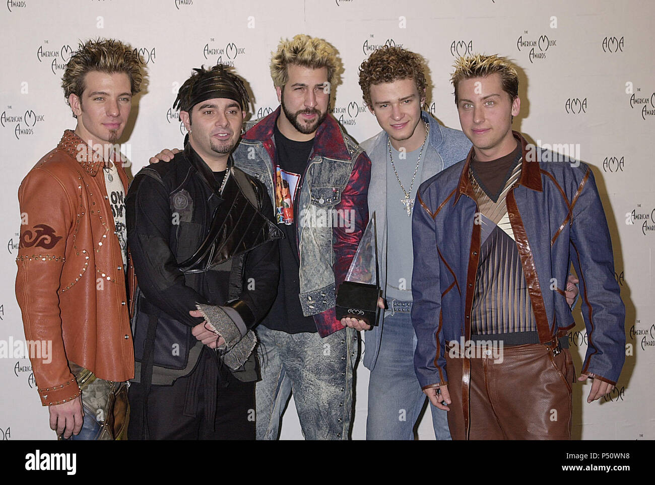 Nsync 01e event in hollywood life california hi-res stock photography ...