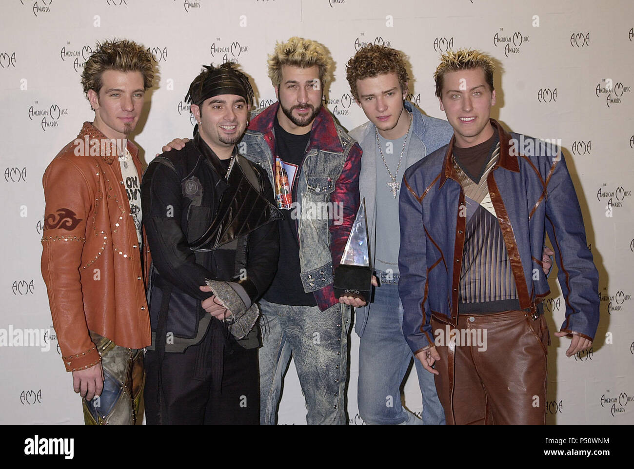 Nsync 04b event in hollywood life california hi-res stock photography ...