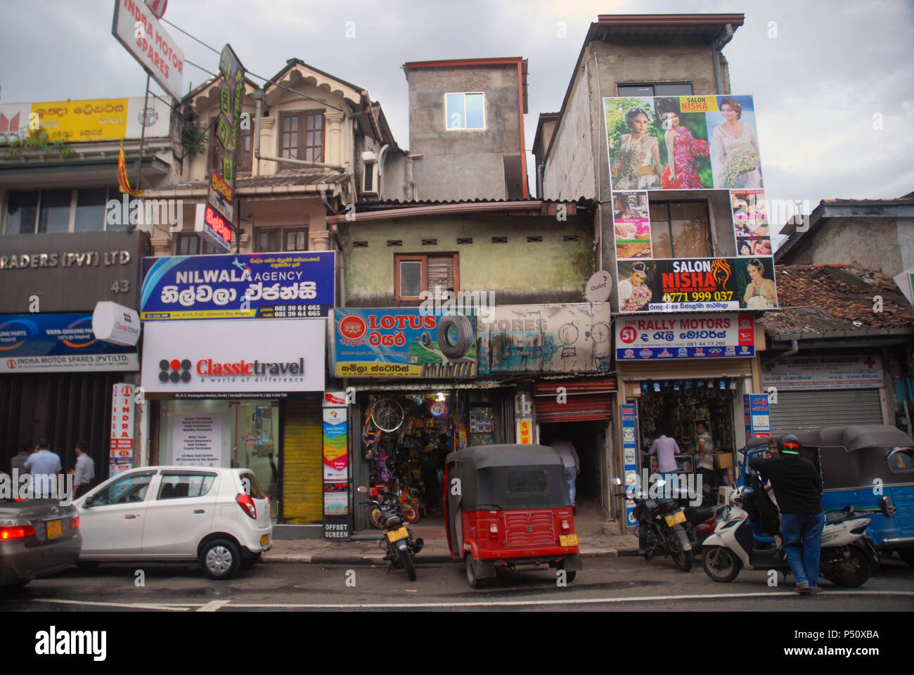 Shop Fronts, Kandy, Sri Lanka Stock Photo - Alamy