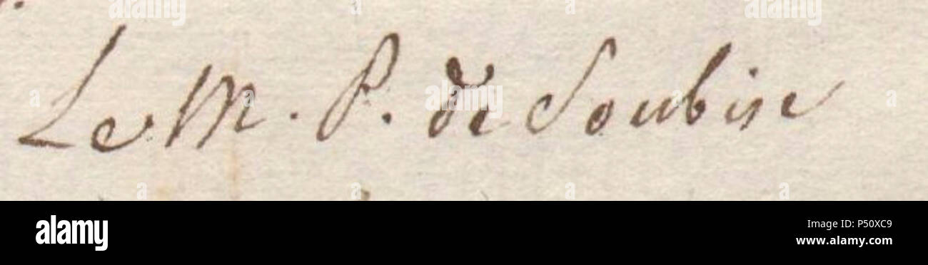 French signature hi-res stock photography and images - Alamy