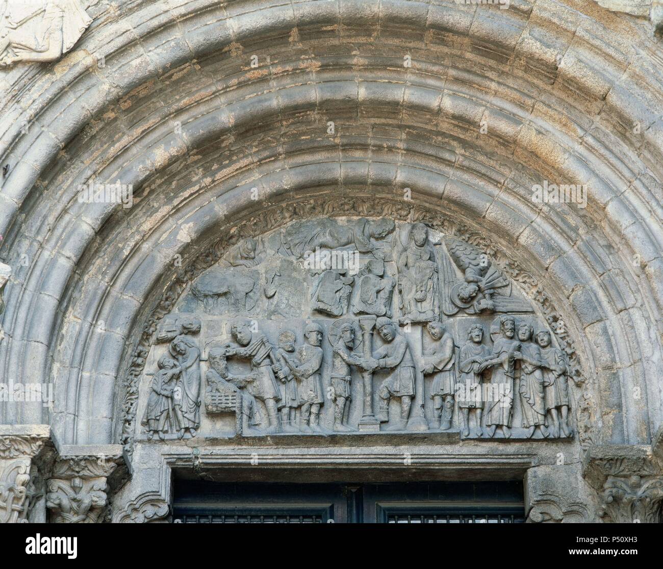 ARTE ROMANICO. ESPAÑA. CATEDRAL (siglos XI y XII). PORTICO DE LAS ...
