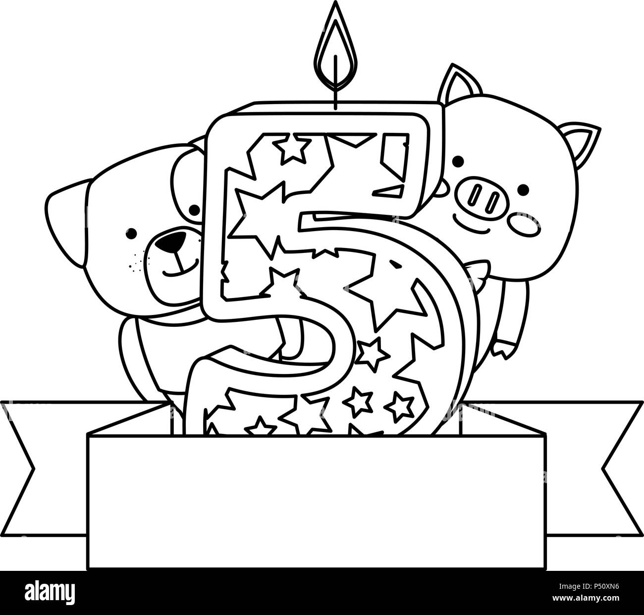 Pig study Black and White Stock Photos & Images - Alamy