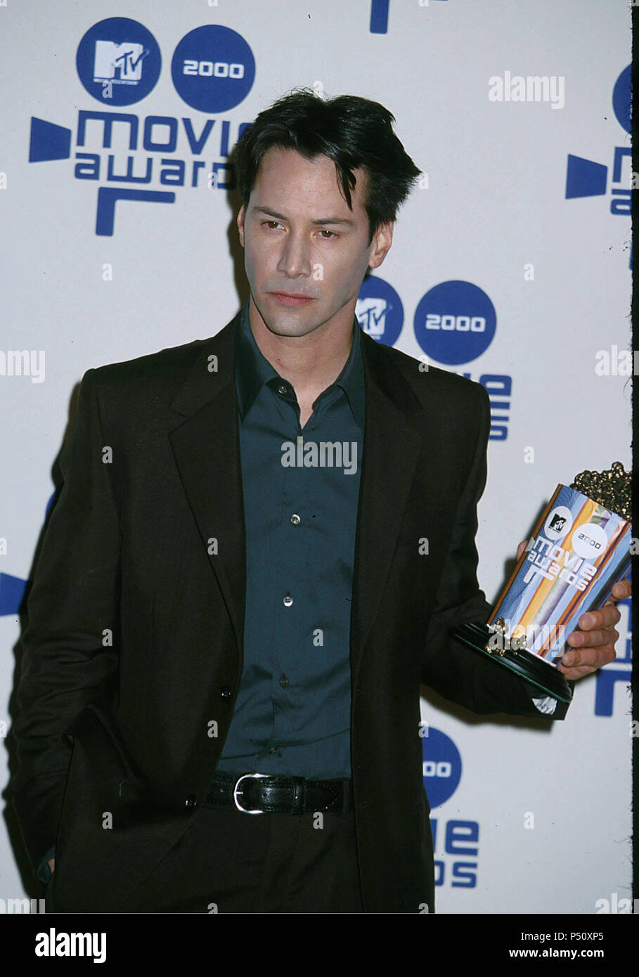 Reeves keanu mtv event in hollywood life california hi-res stock ...