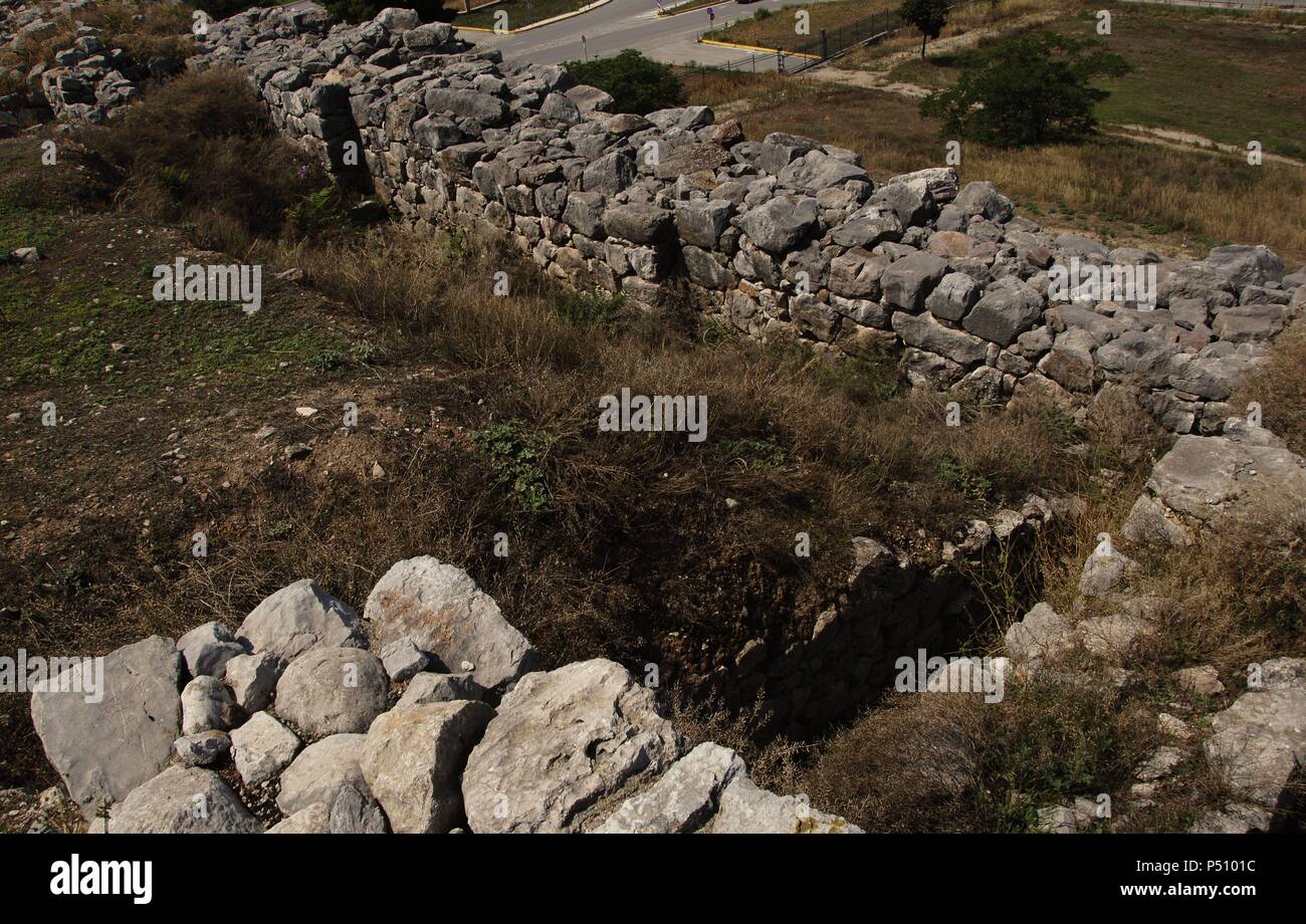 Cyclopean masonry castle wall hi-res stock photography and images - Alamy
