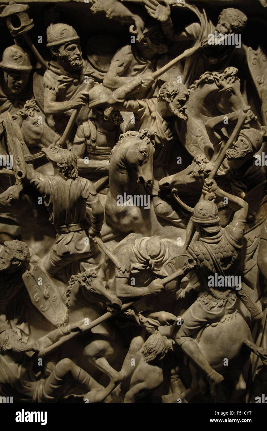 Barbarian fighting against roman hi-res stock photography and images ...