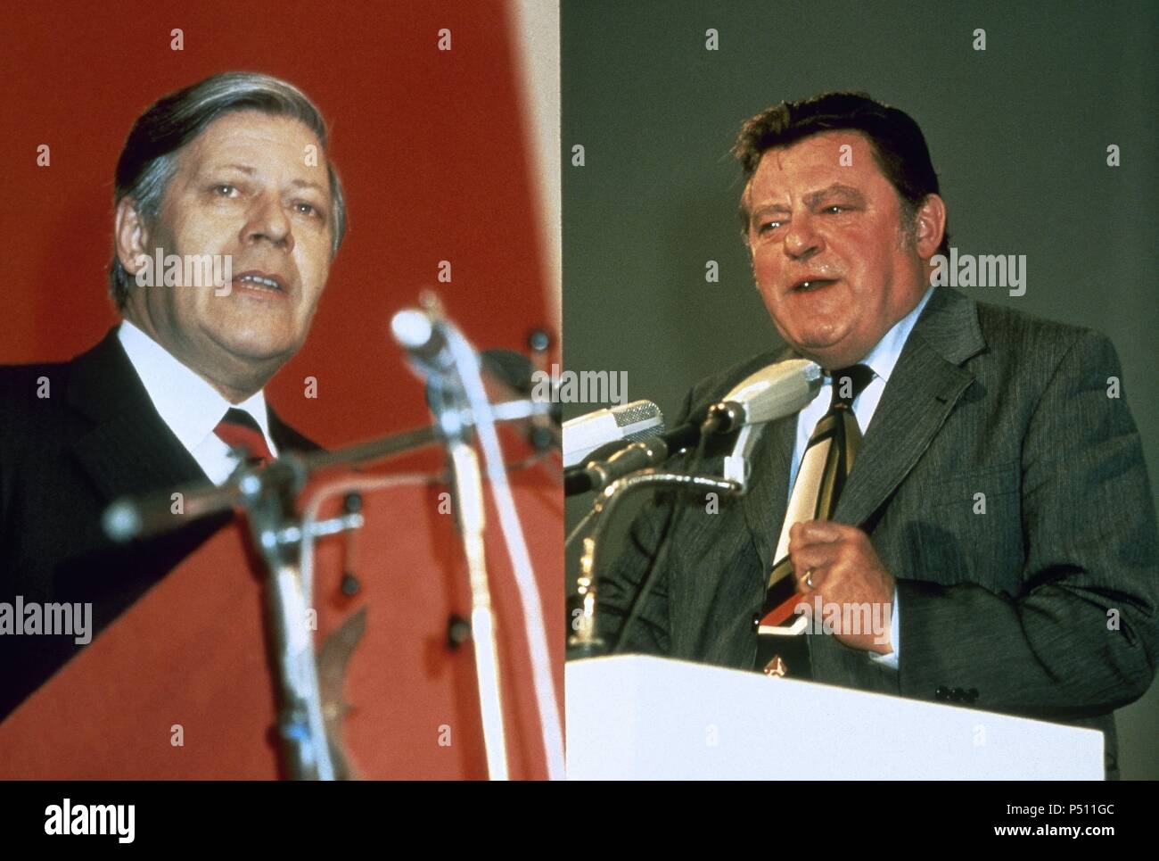 Helmut heinrich waldemar schmidt helmut schmidt hi-res stock ...