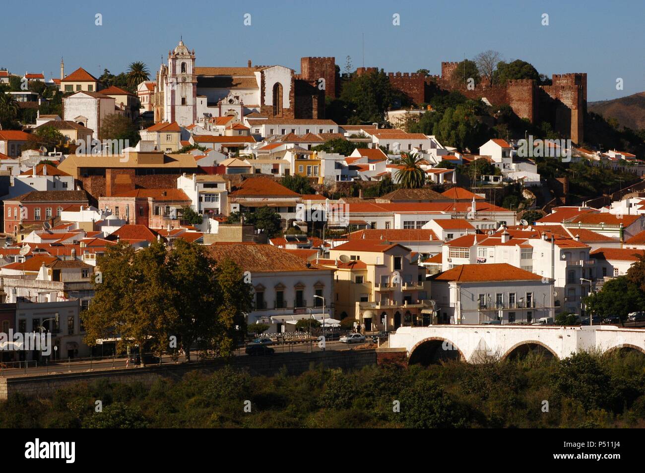 Portugal. Silves. Overview. Algarve Stock Photo - Alamy