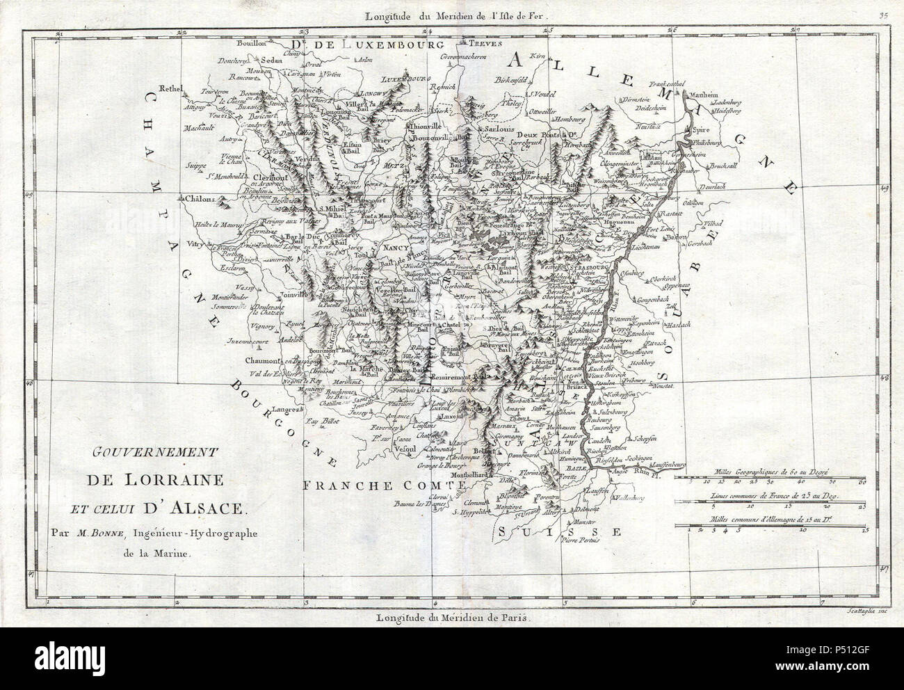 Map of alsace hi-res stock photography and images - Alamy