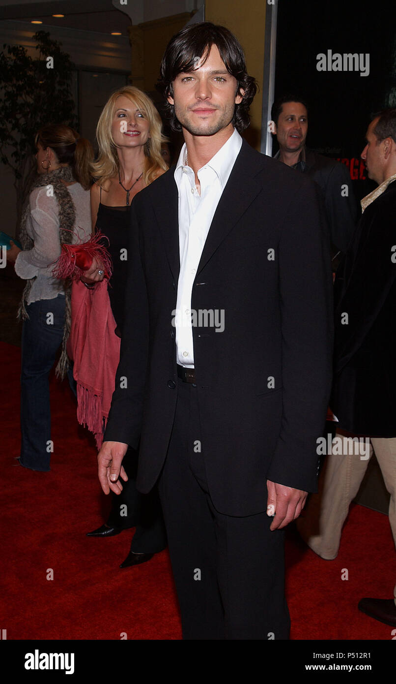 Jason Behr arriving at the Grudge Premiere at the Mann Village Theatre ...