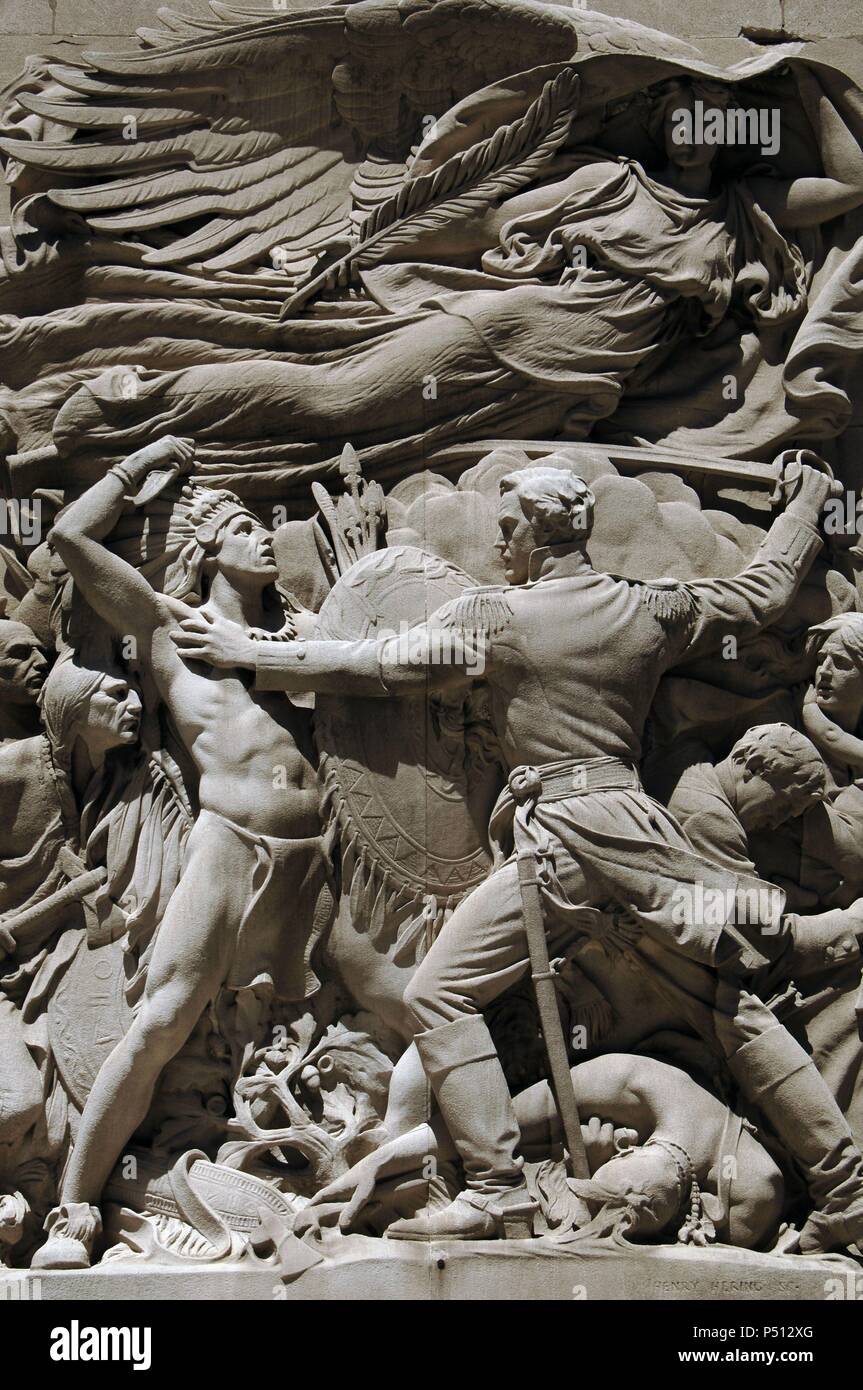 Fort dearborn indian attack hi-res stock photography and images - Alamy