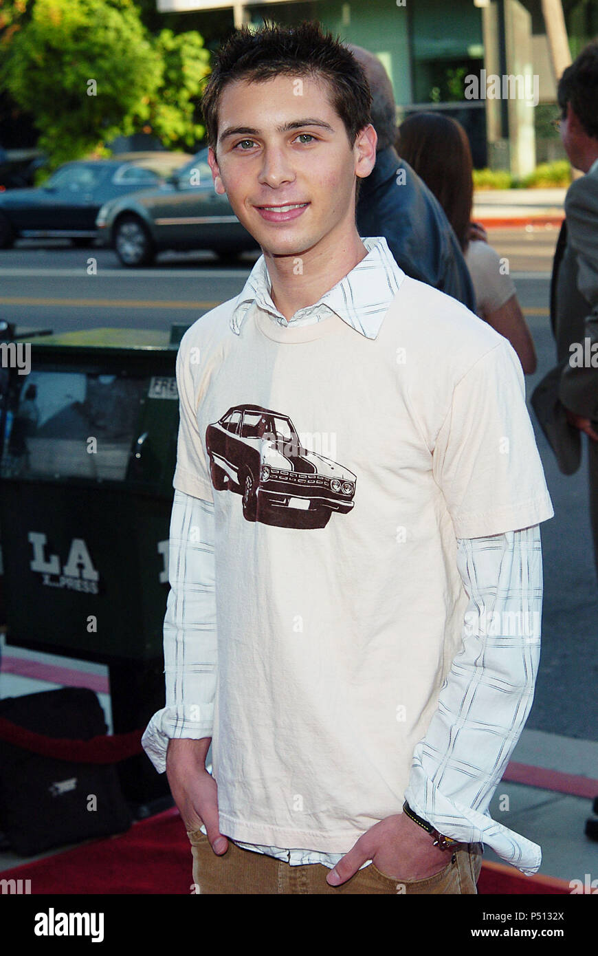 Justin Berfield arriving at The Terminal " Gate Opens " Premiere at the ...