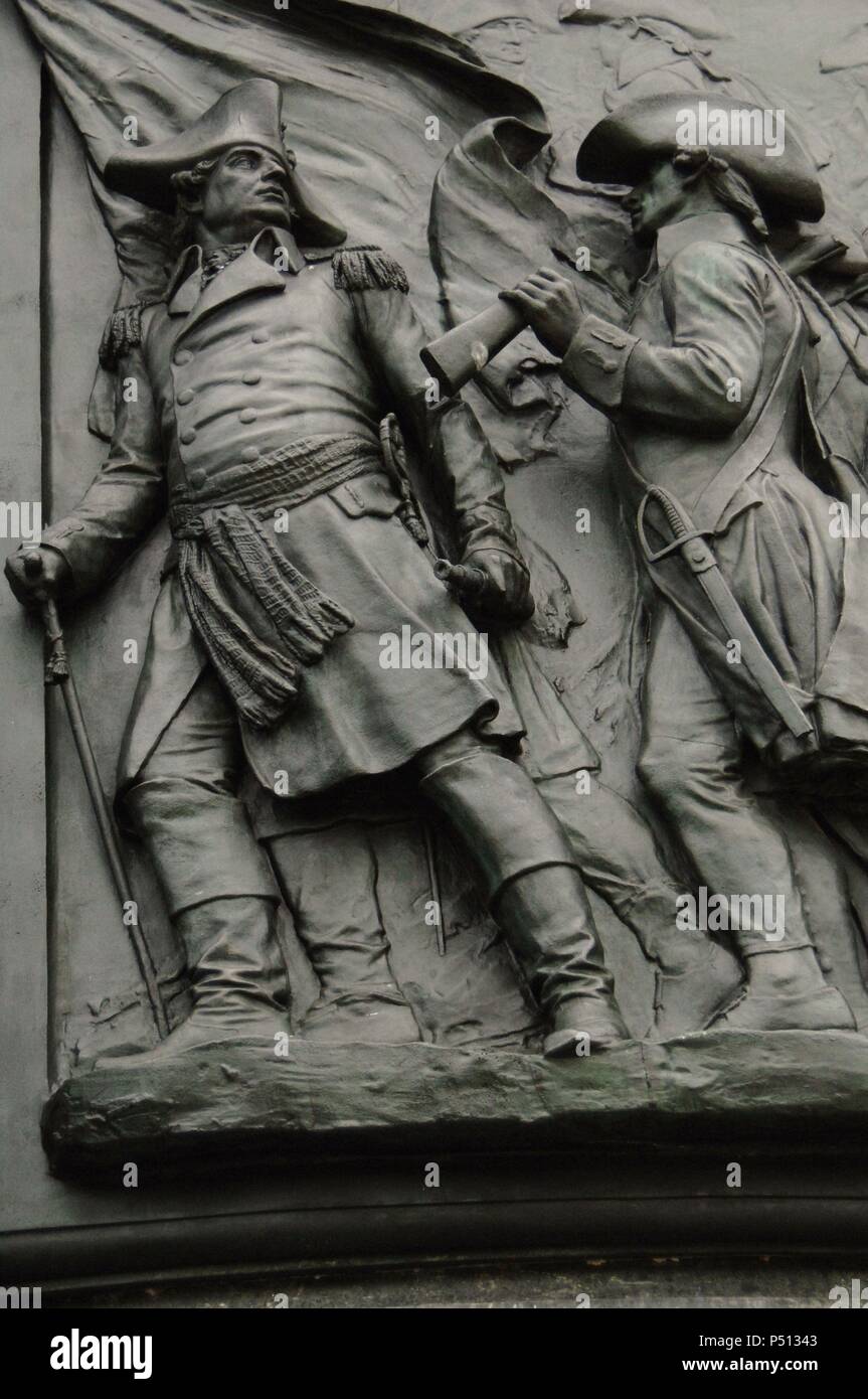 The American Revolutionary War (1775Ð1783). The Washington Monument ...