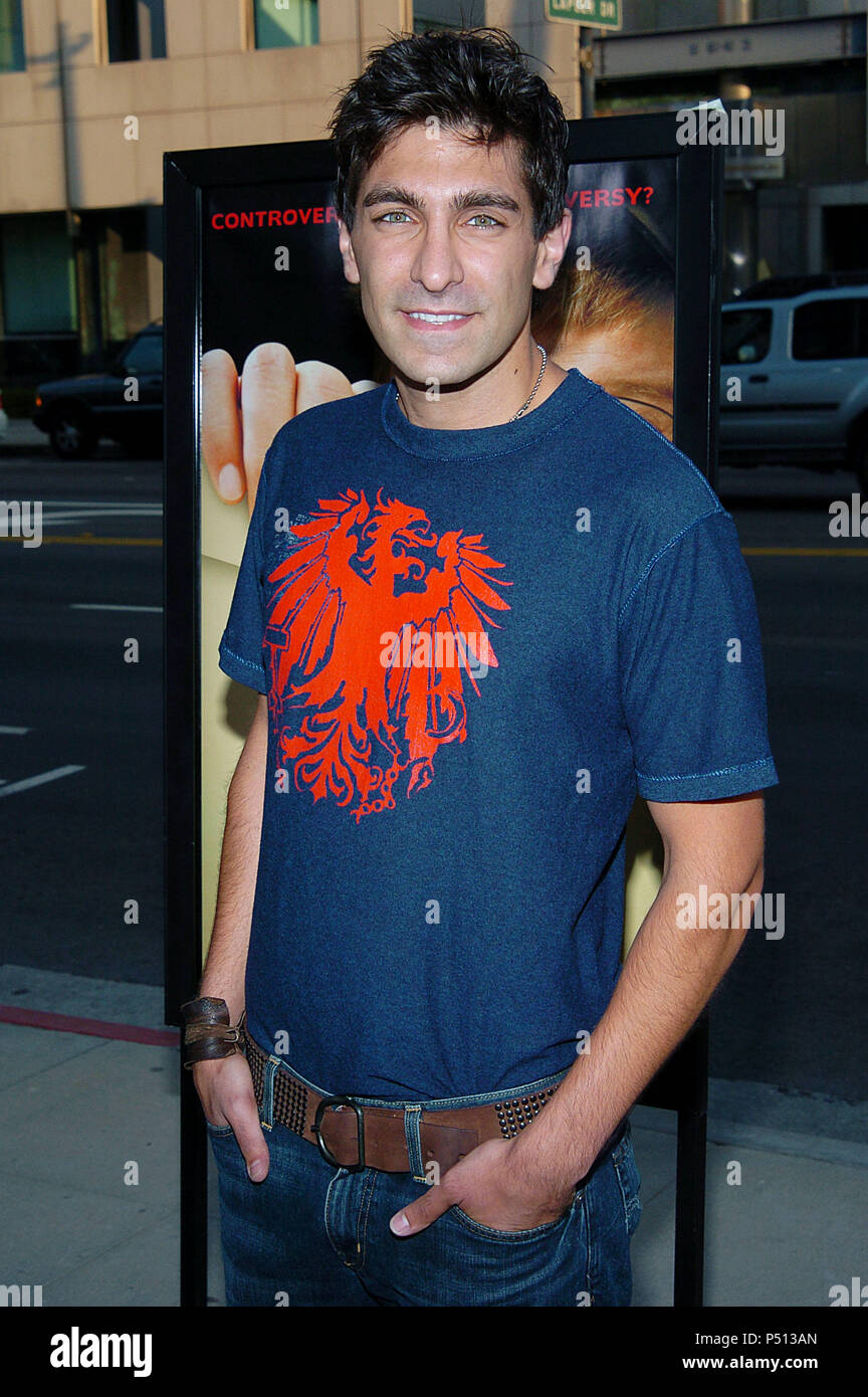 Thom Bishop arriving at the Special Screening of Fahrenheit 9/11 at the ...