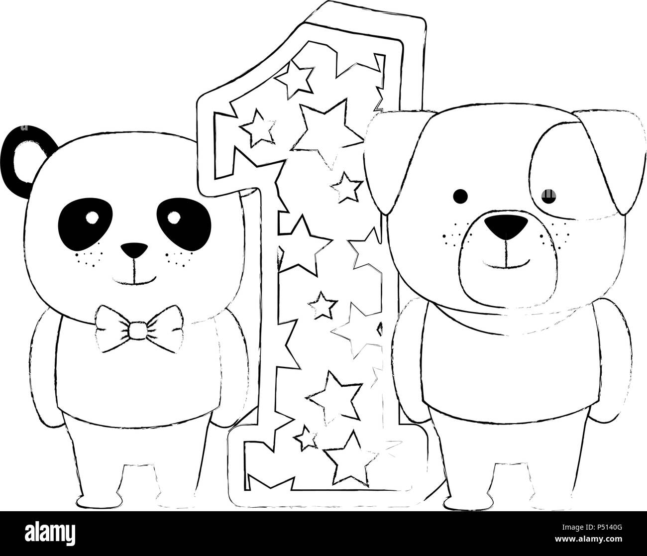 Number one dog Black and White Stock Photos & Images - Alamy